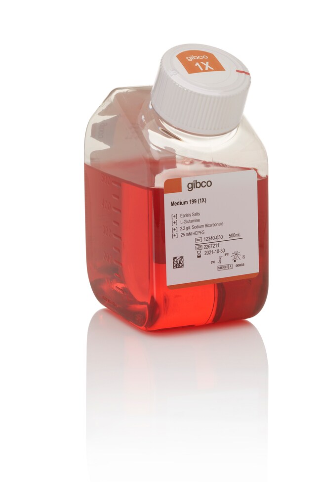 培养基 199、HEPES 500 mL | Buy Online | Gibco™ | thermofisher.cn